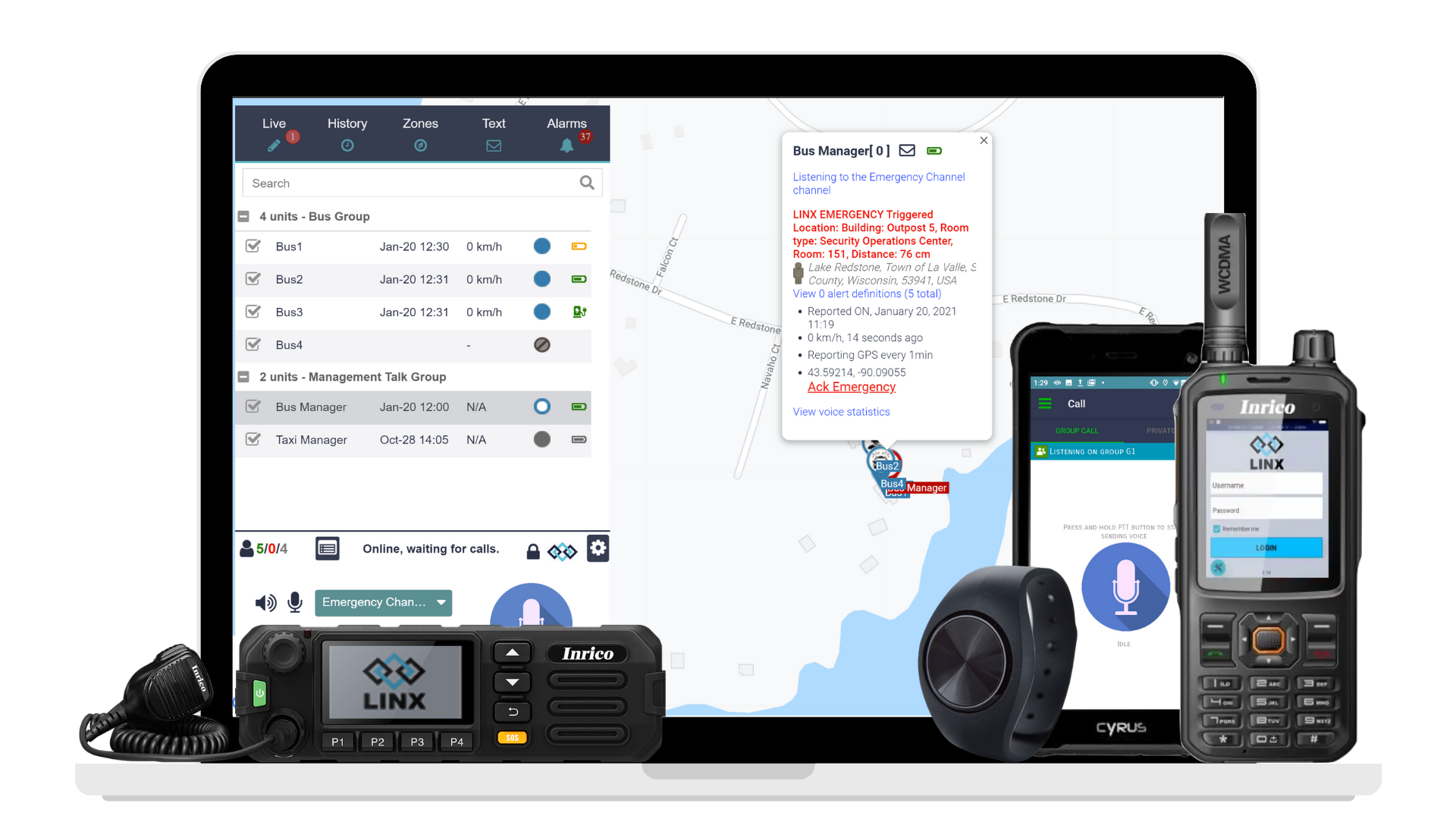 LINX PoC - Instant PTToC Communication Solution